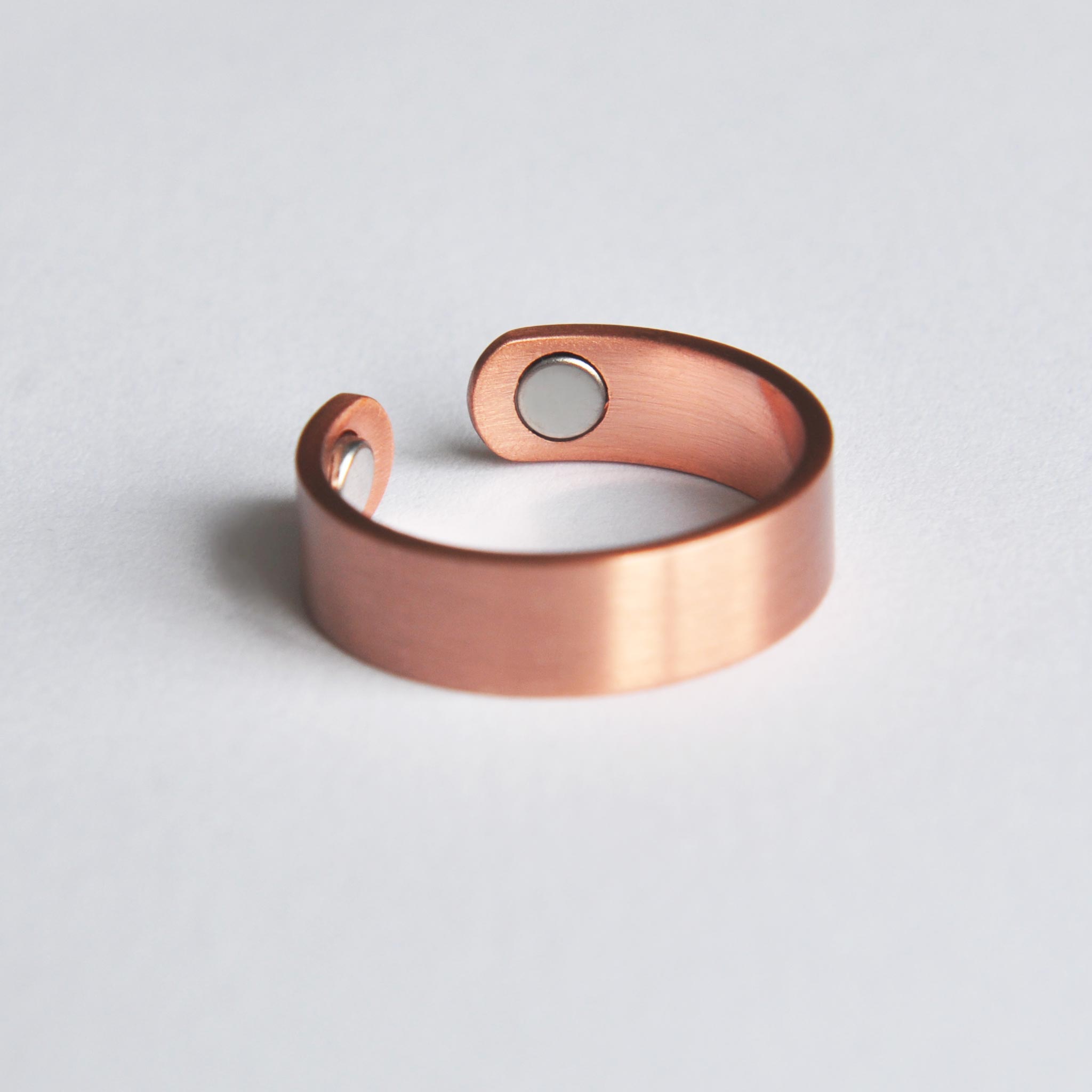 Copper ring, copper magnetic ring, one size - DEMI+CO - DEMI+CO Jewellery